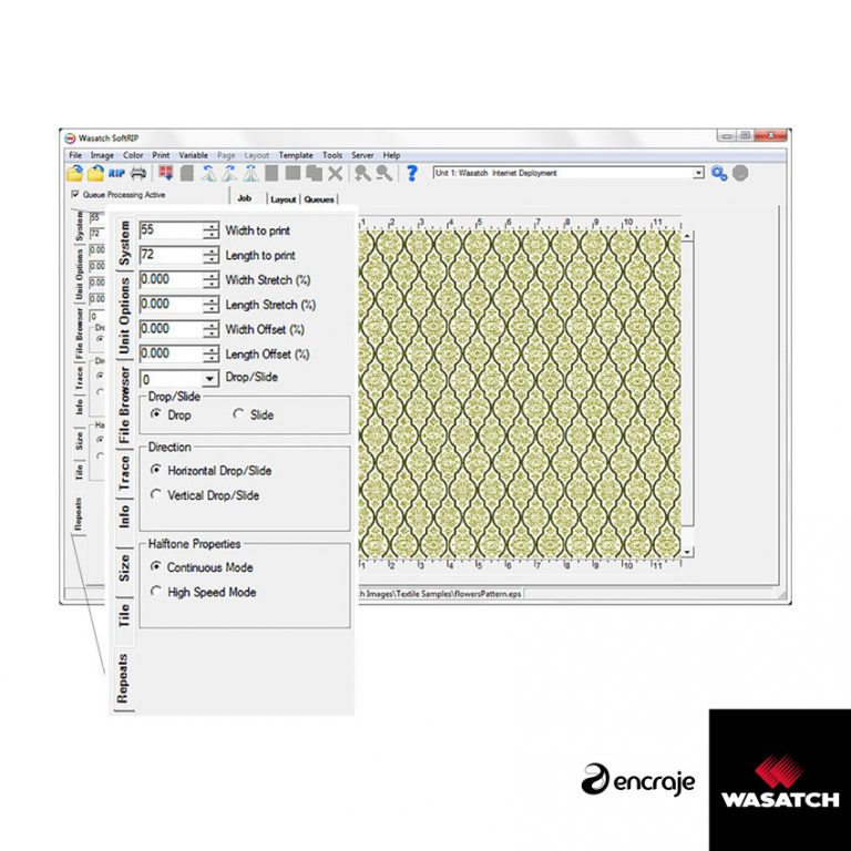 Wasatch SoftRIP TX - Logiciel RIP Textile : Une simplicité élégante.