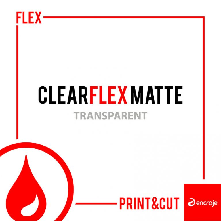 ClearFlex Matte : flex imprimable transparent et pose sans tape