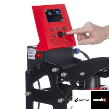 Secabo TCC SMART : Presse à casquette Automatique