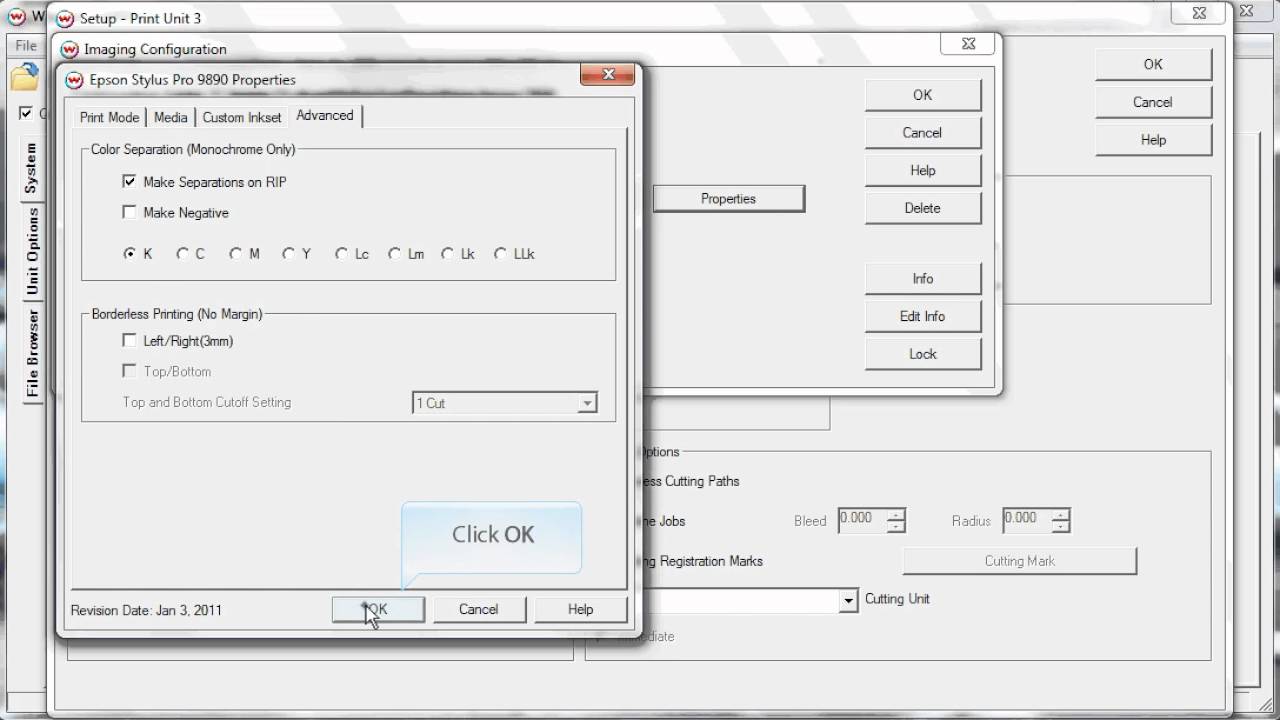 Wasatch SoftRIP SP - Logiciel RIP Séparation des couleurs